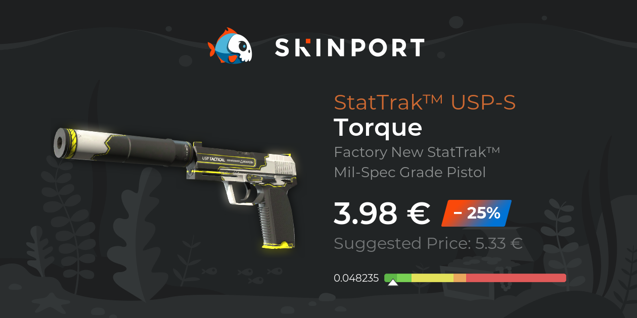 StatTrak™ USP-S | Torque (Factory New) - Counter-Strike 2 - Skinport