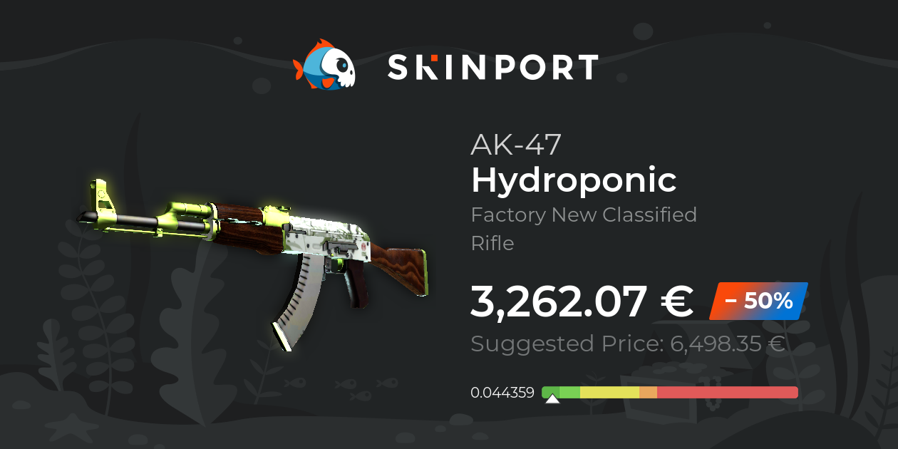 AK-47 | Hydroponic (Factory New) - CS2 - Skinport