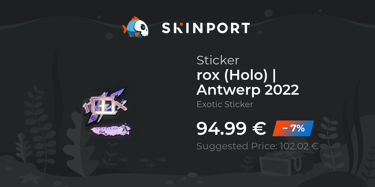 Sticker | rox (Holo) | Antwerp 2022 - Counter-Strike 2 - Skinport