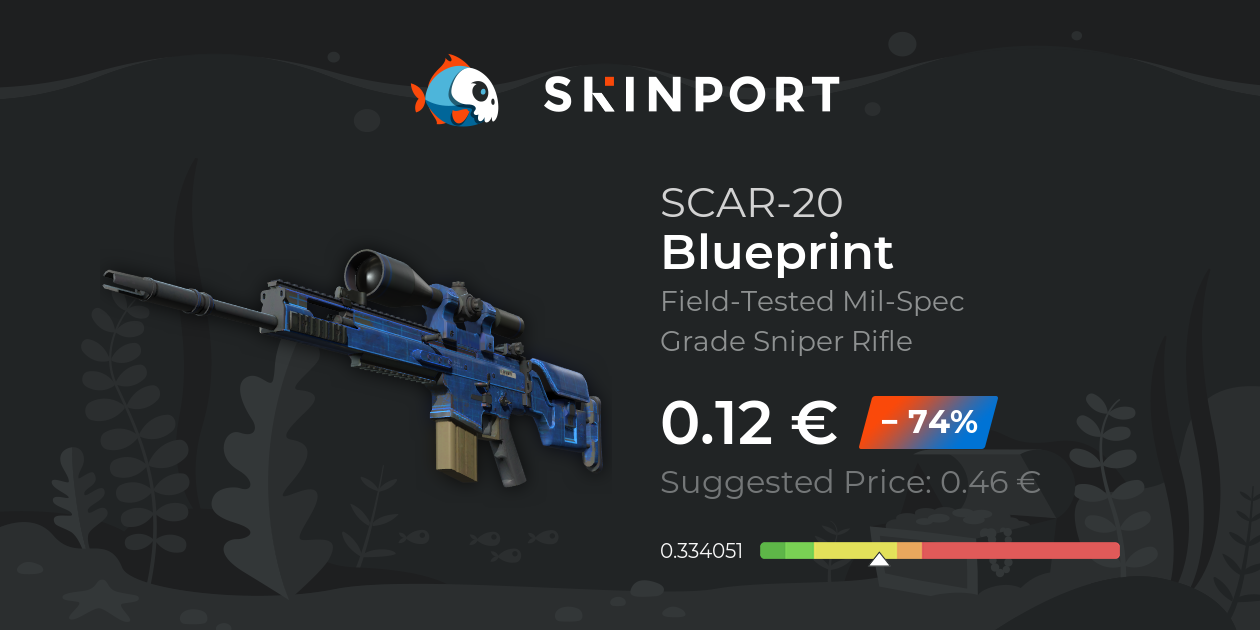 SCAR-20 | Blueprint (Field-Tested) - Counter-Strike 2 - Skinport