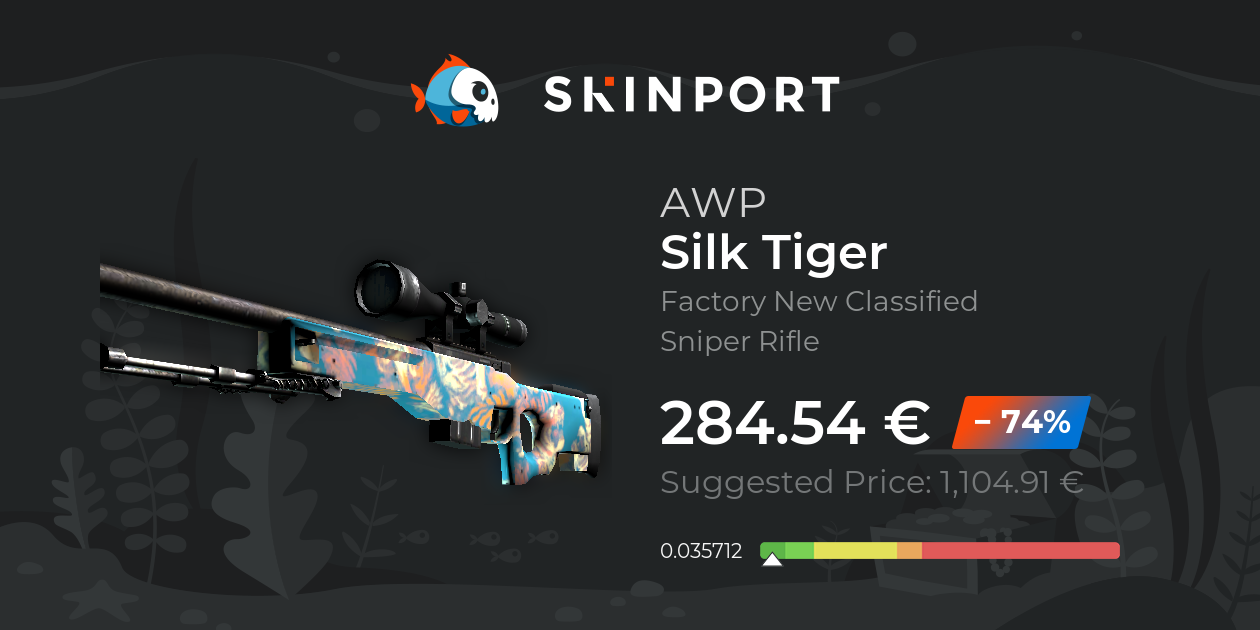 AWP | Silk Tiger (Factory New) - CS:GO - Skinport