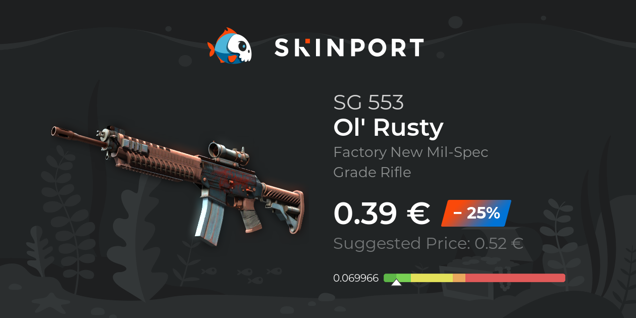 SG 553 | Ol' Rusty (Factory New) - Counter-Strike 2 - Skinport