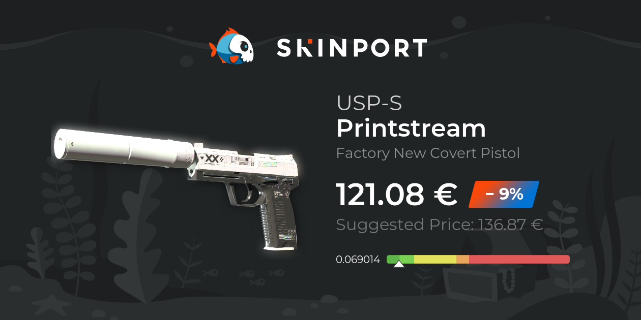USP-S | Printstream (Factory New) - Counter-Strike 2 - Skinport
