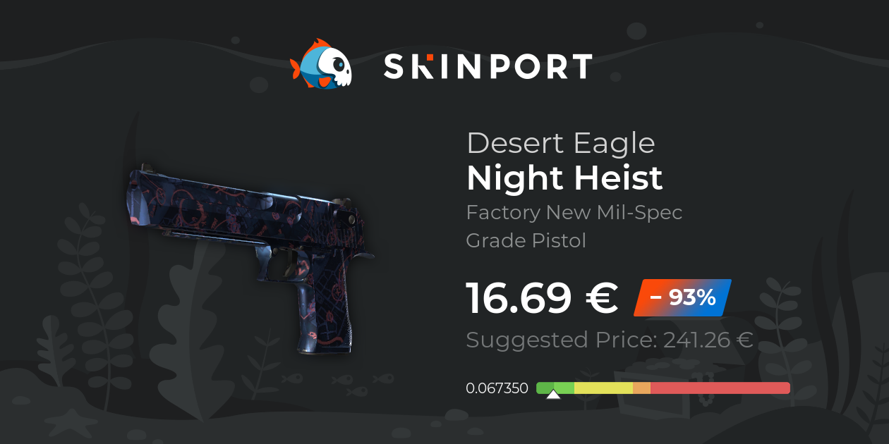 Desert Eagle | Night Heist (Factory New) - Counter-Strike 2 - Skinport