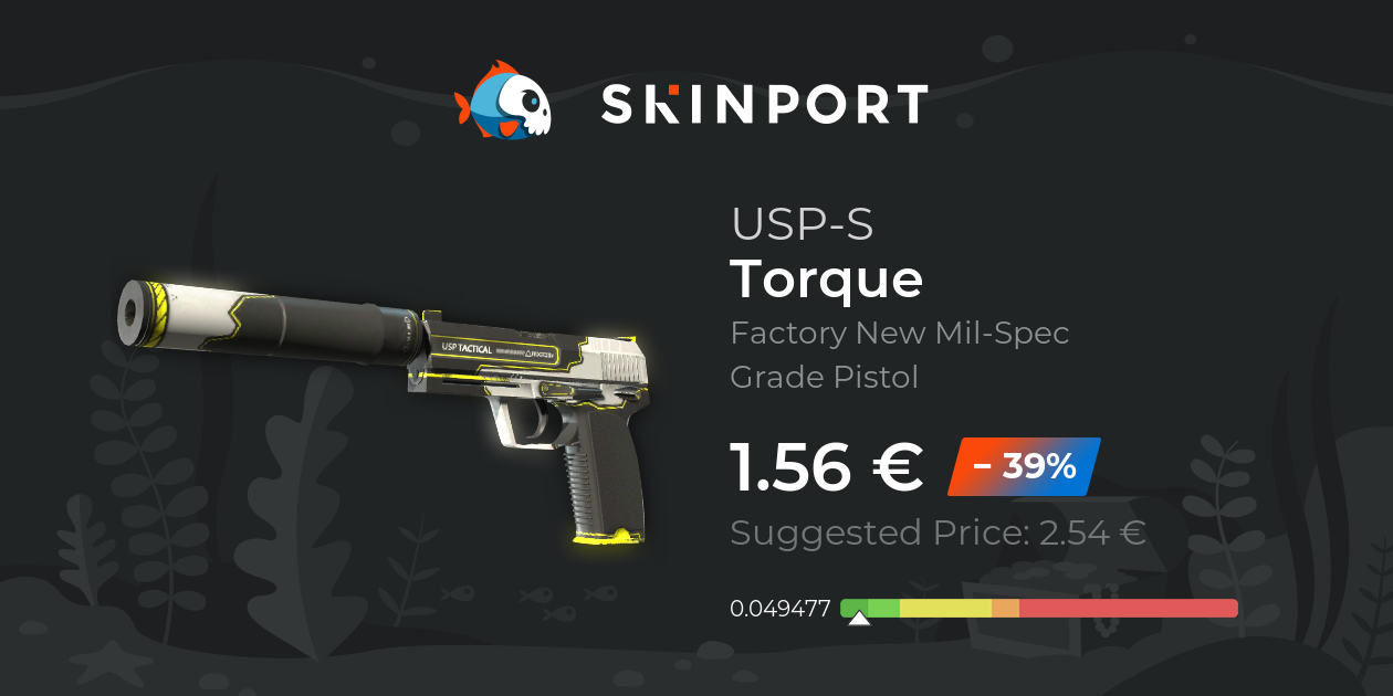 USP-S | Torque (Factory New) - Counter-Strike 2 - Skinport