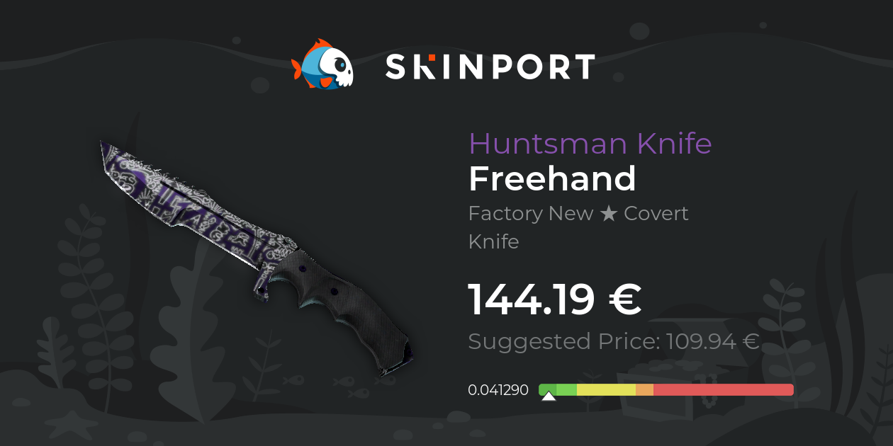 Huntsman Knife | Freehand (Factory New) - Counter-Strike 2 - Skinport