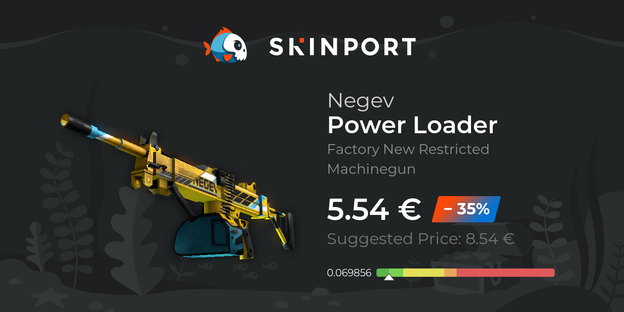 Negev | Power Loader (Factory New) - CS2 - Skinport