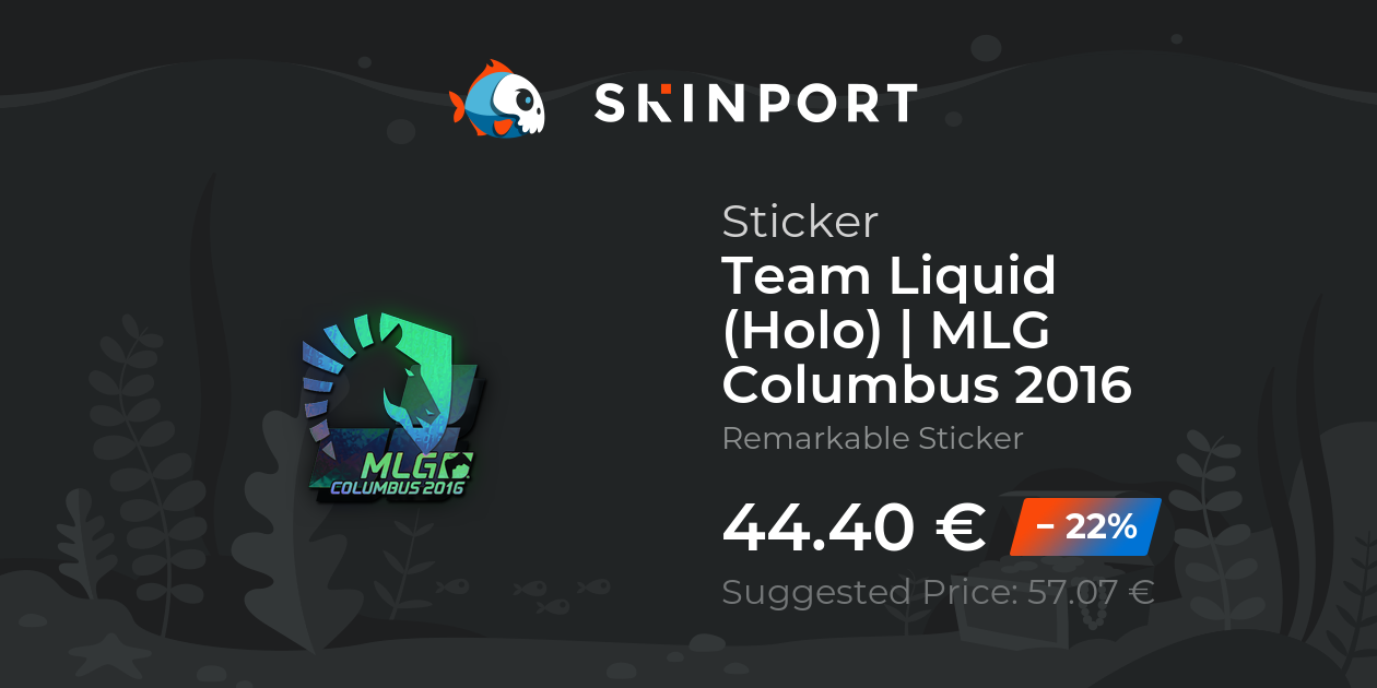 Sticker | Team Liquid (Holo) | MLG Columbus 2016 - Counter-Strike 2 ...