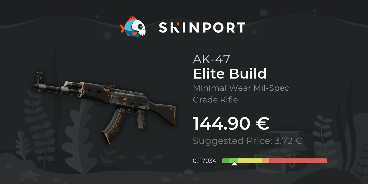 AK-47 | Elite Build (Minimal Wear) - Counter-Strike 2 - Skinport