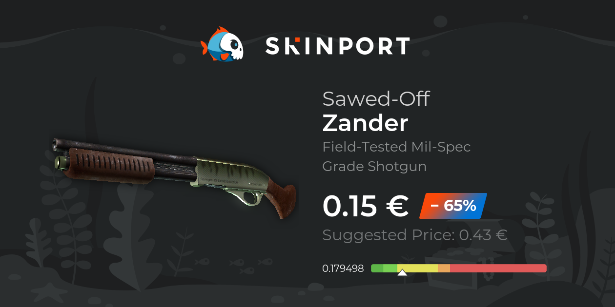 Sawed-Off | Zander (Field-Tested) - CS2 - Skinport