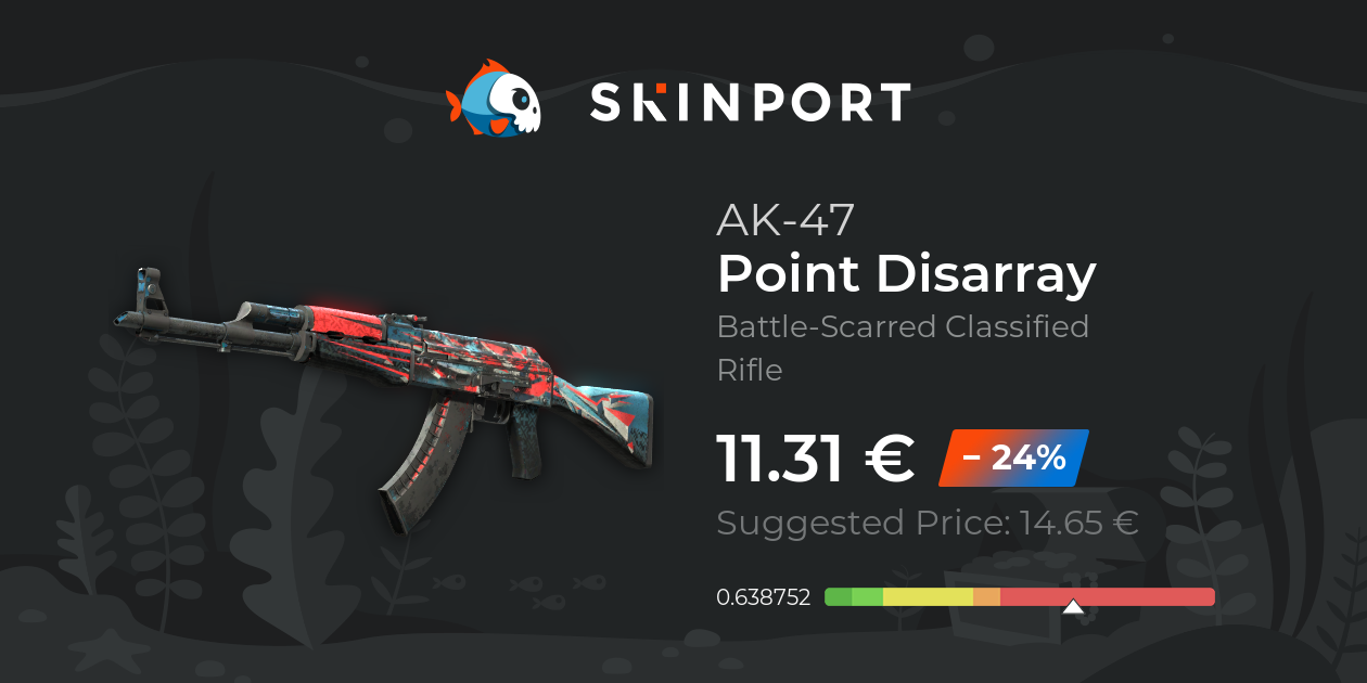 AK-47 | Point Disarray (Battle-Scarred) - Counter-Strike 2 - Skinport