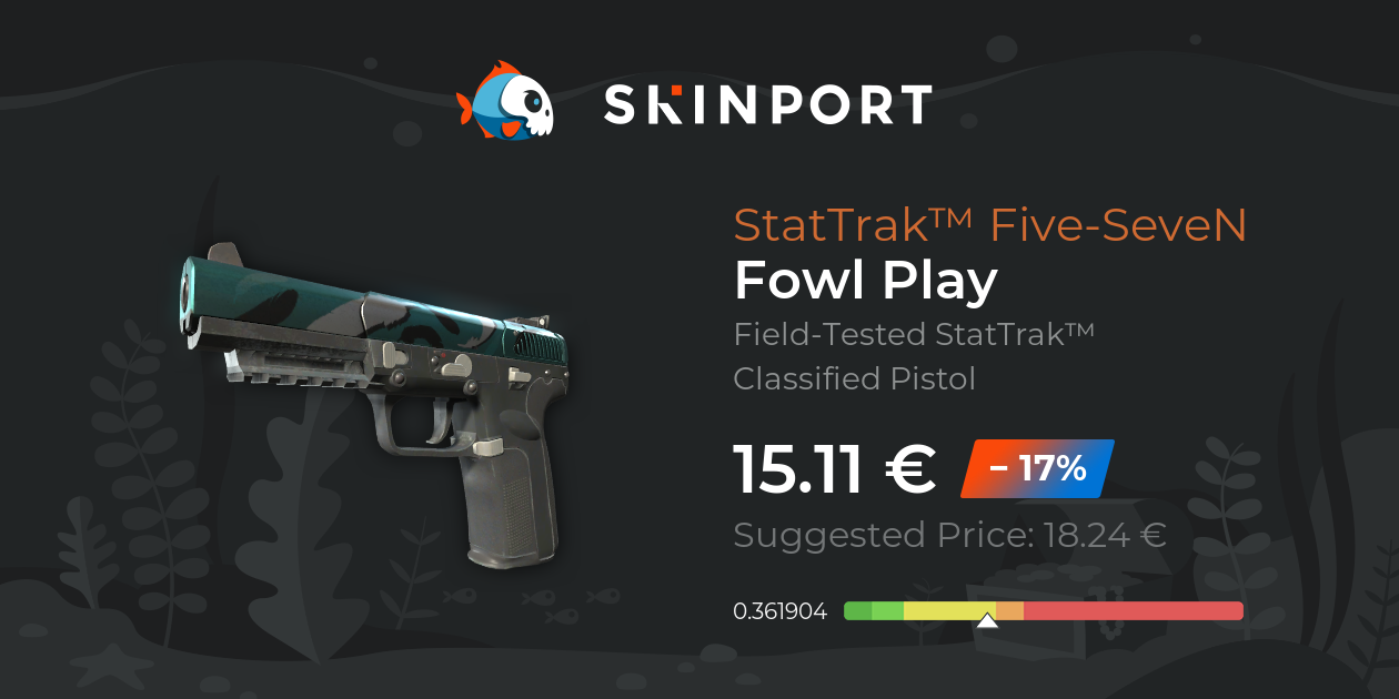 StatTrak™ Five-SeveN | Fowl Play (Field-Tested) - Counter-Strike 2 ...