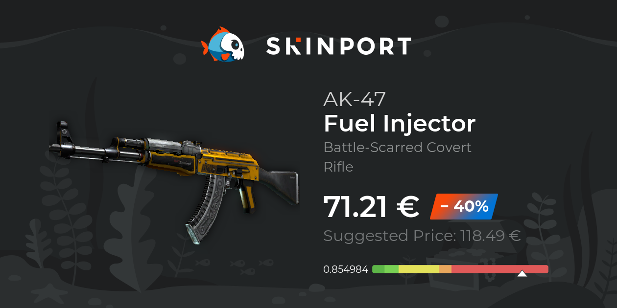 AK-47 | Fuel Injector (Battle-Scarred) - CS:GO - Skinport