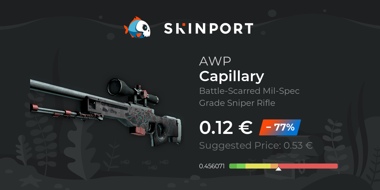 AWP | Capillary (Battle-Scarred) - CS2 - Skinport