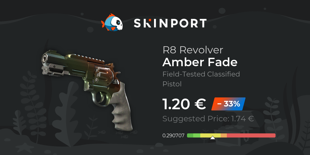 R8 Revolver | Amber Fade (Field-Tested) - Counter-Strike 2 - Skinport
