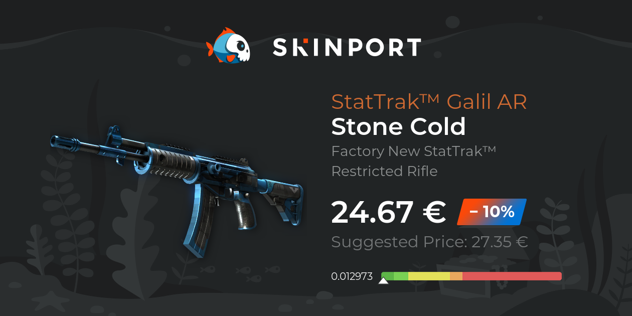 StatTrak™ Galil AR | Stone Cold (Factory New) - Counter-Strike 2 - Skinport