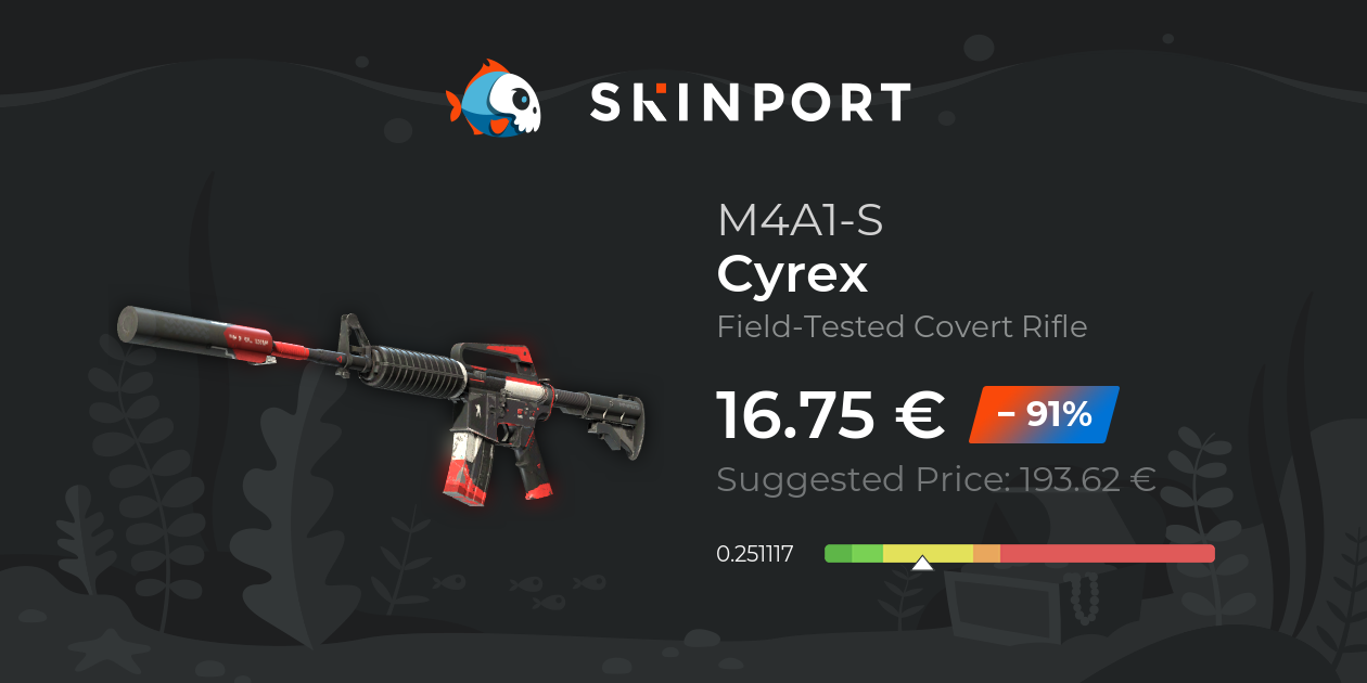 M4A1-S | Cyrex (Field-Tested) - Counter-Strike 2 - Skinport
