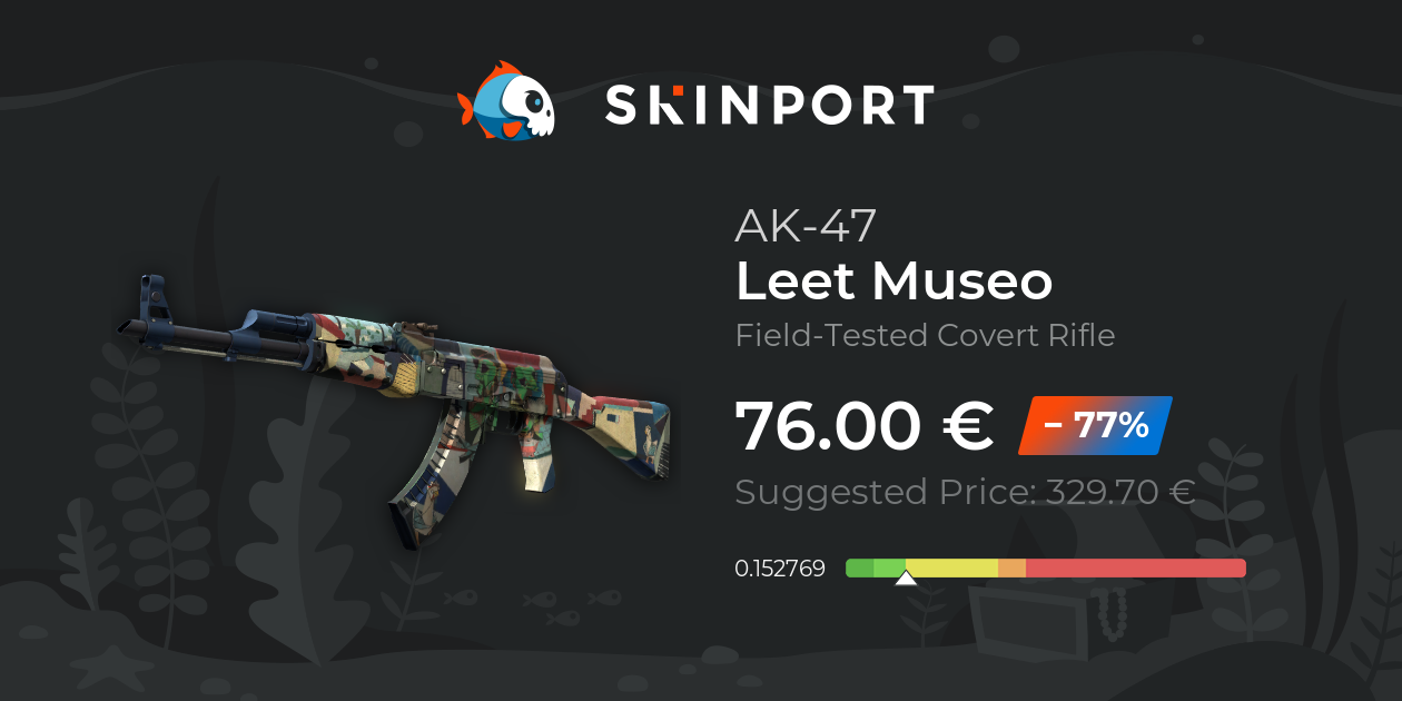 AK-47 | Leet Museo (Field-Tested) - Counter-Strike 2 - Skinport