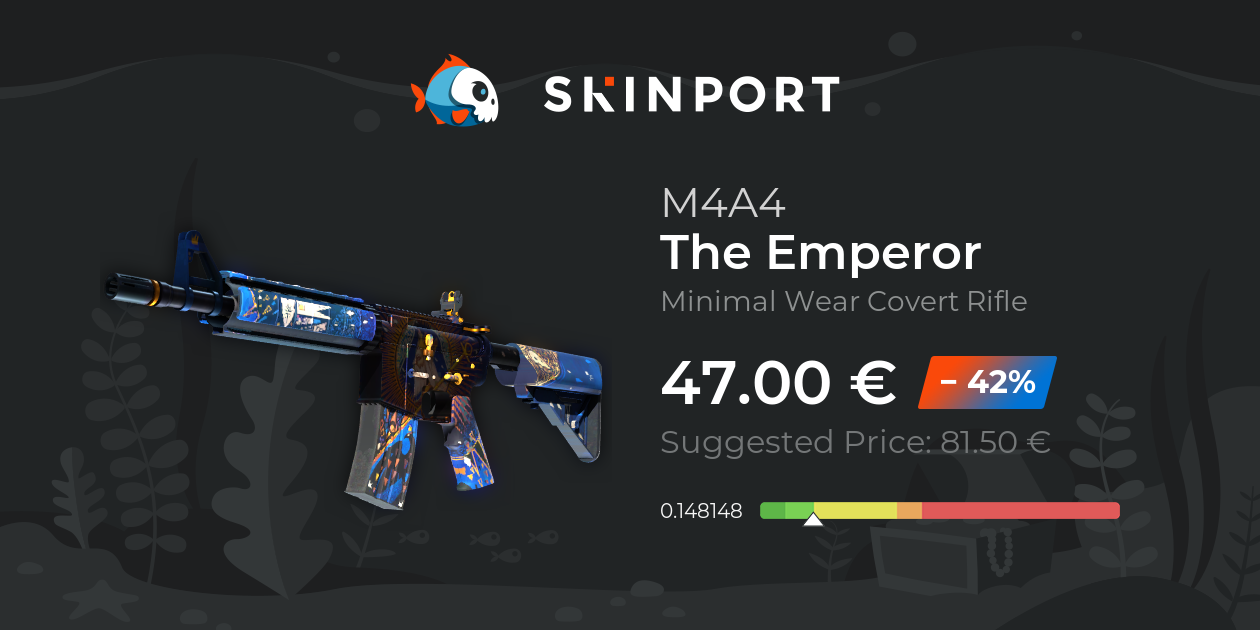 M4A4 | The Emperor (Minimal Wear) - Counter-Strike 2 - Skinport