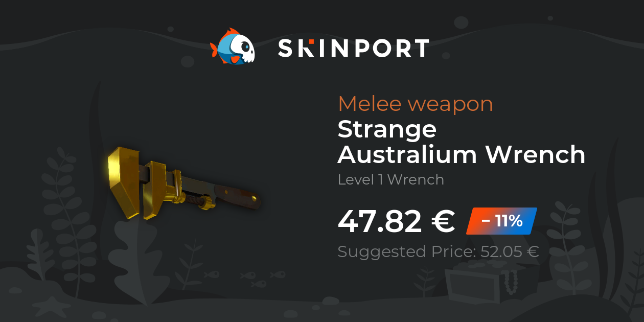 Strange Australium Wrench - Team Fortress 2 - Skinport