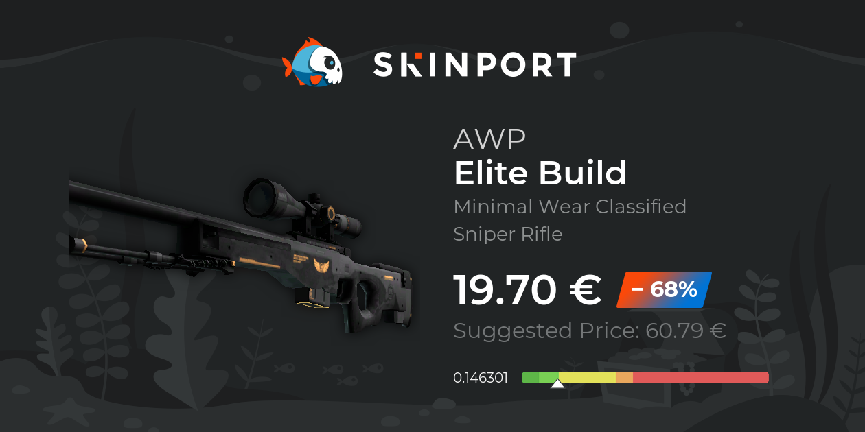 AWP | Elite Build (Minimal Wear) - CS:GO - Skinport