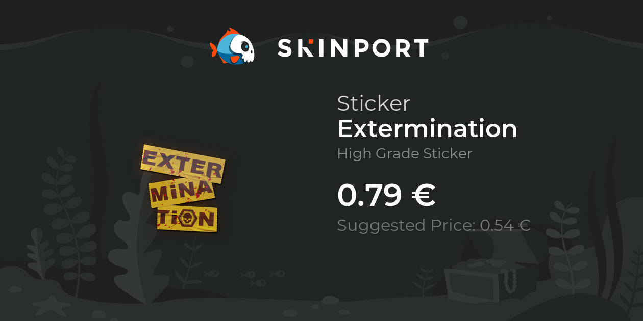 Sticker | Extermination - Counter-Strike 2 - Skinport
