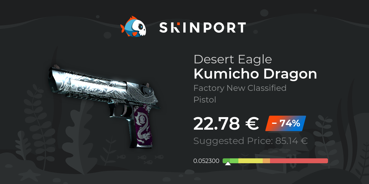 Desert Eagle | Kumicho Dragon (Factory New) - CS:GO - Skinport