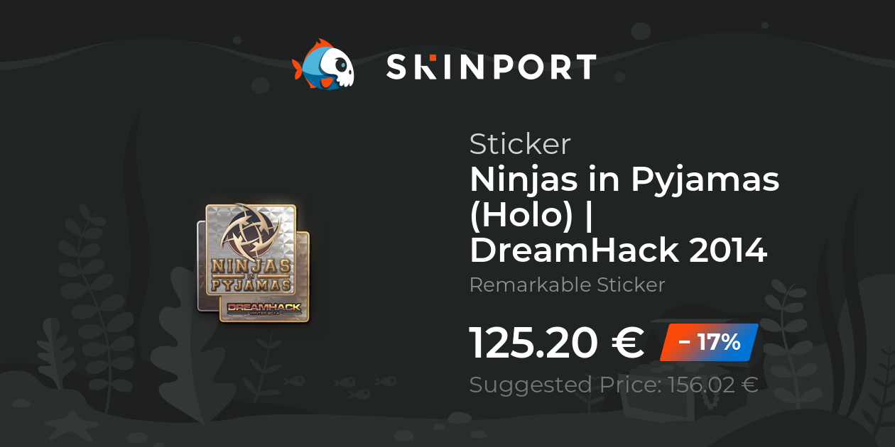 Sticker | Ninjas in Pyjamas (Holo) | DreamHack 2014 - Counter-Strike 2 ...