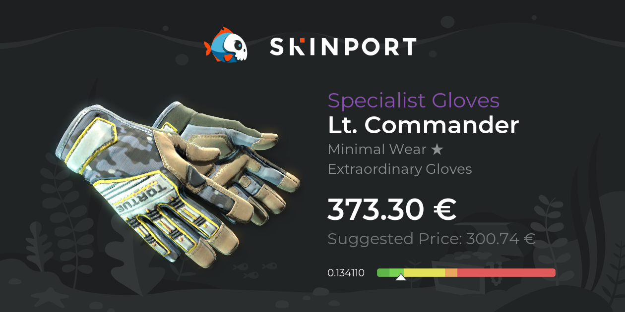 Specialist Gloves | Lt. Commander (Minimal Wear) - Counter-Strike 2 ...
