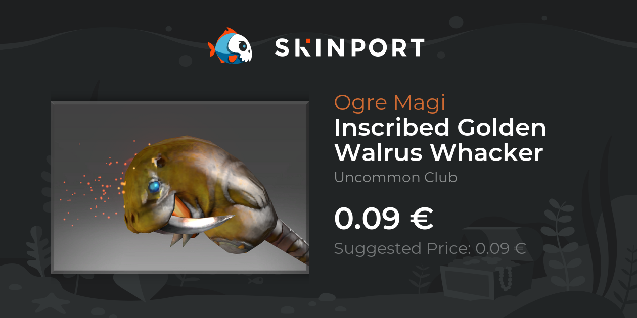 Inscribed Golden Walrus Whacker - Dota 2 - Skinport
