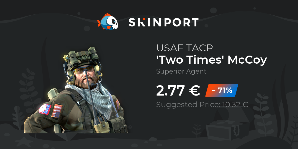 'Two Times' McCoy | USAF TACP - Counter-Strike 2 - Skinport