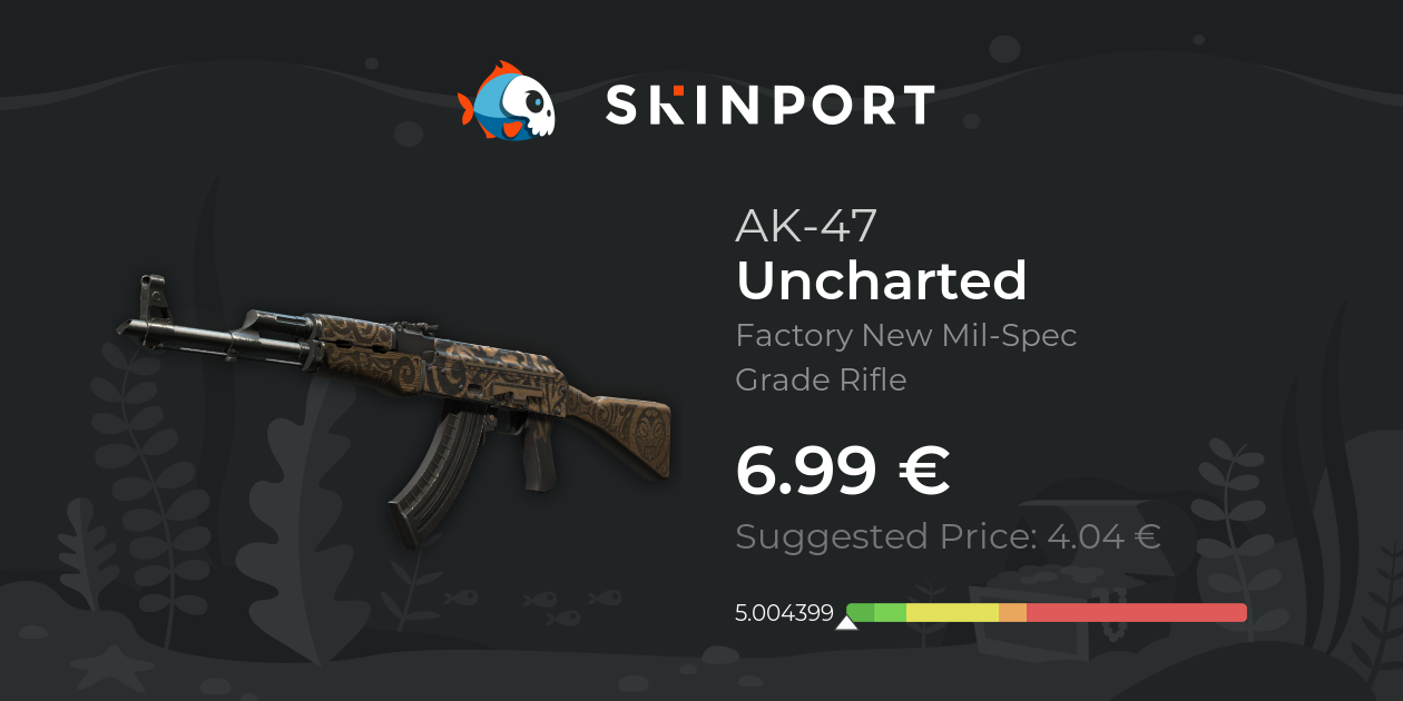 AK-47 | Uncharted (Factory New) - Counter-Strike 2 - Skinport