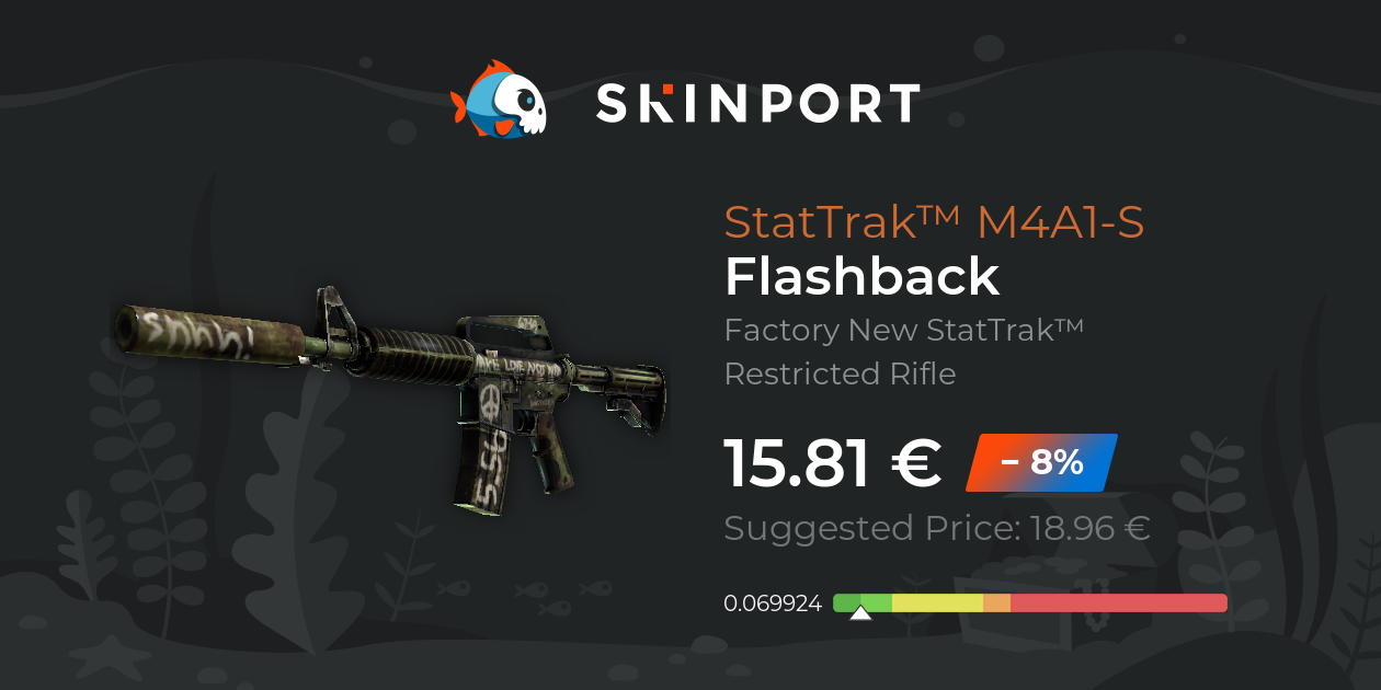 StatTrak™ M4A1-S | Flashback (Factory New) - CS2 - Skinport