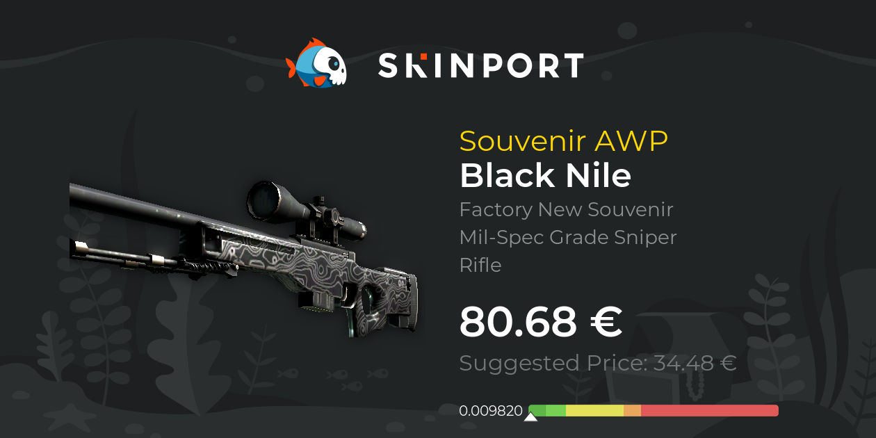 Souvenir AWP | Black Nile (Factory New) - CS2 - Skinport