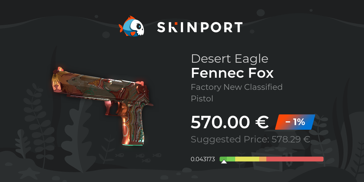 Desert Eagle | Fennec Fox (Factory New) - Counter-Strike 2 - Skinport