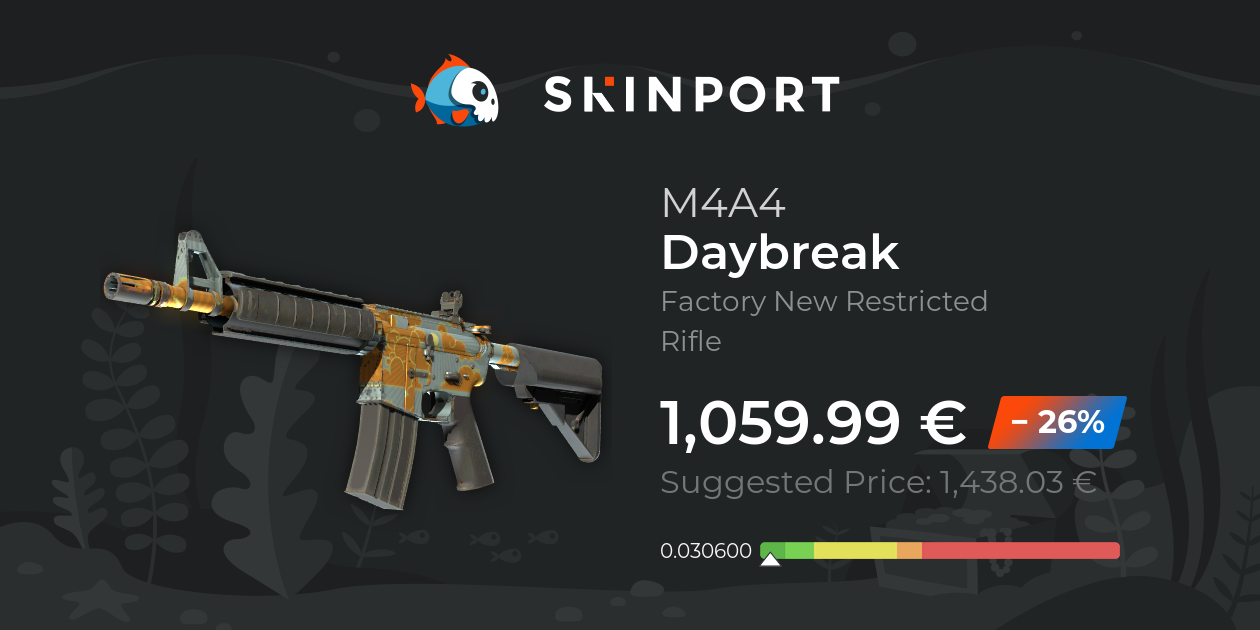 M4A4 | Daybreak (Factory New) - Counter-Strike 2 - Skinport
