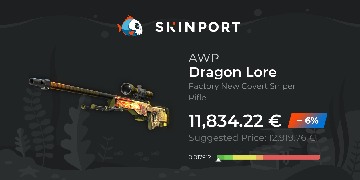 AWP | Dragon Lore (Factory New) - Counter-Strike 2 - Skinport