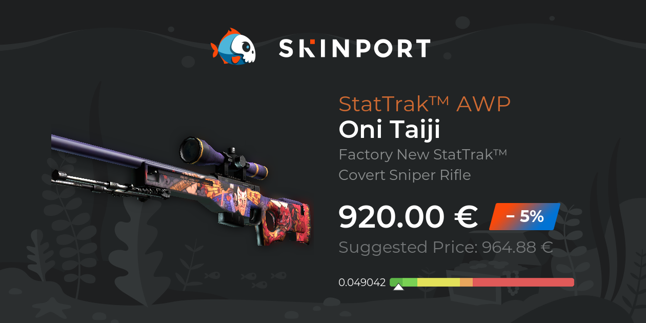 StatTrak™ AWP | Oni Taiji (Factory New) - Counter-Strike 2 - Skinport