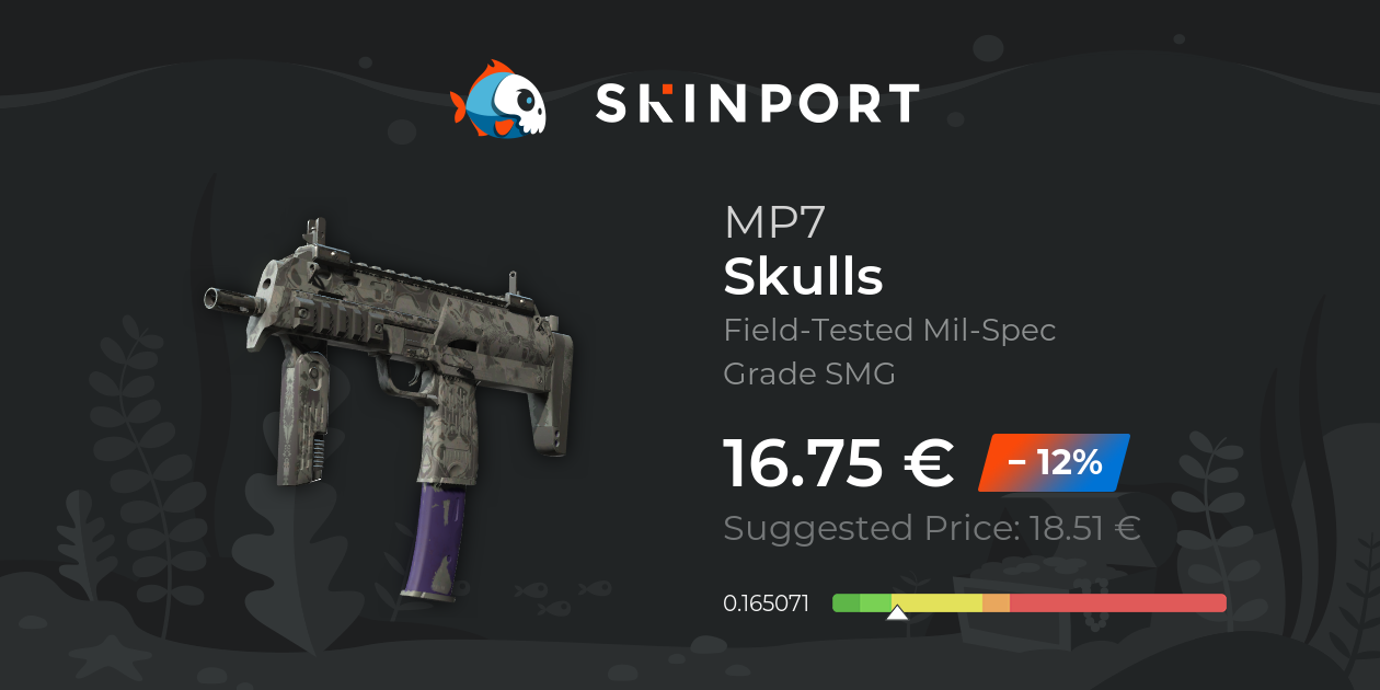 MP7 | Skulls (Field-Tested) - Counter-Strike 2 - Skinport