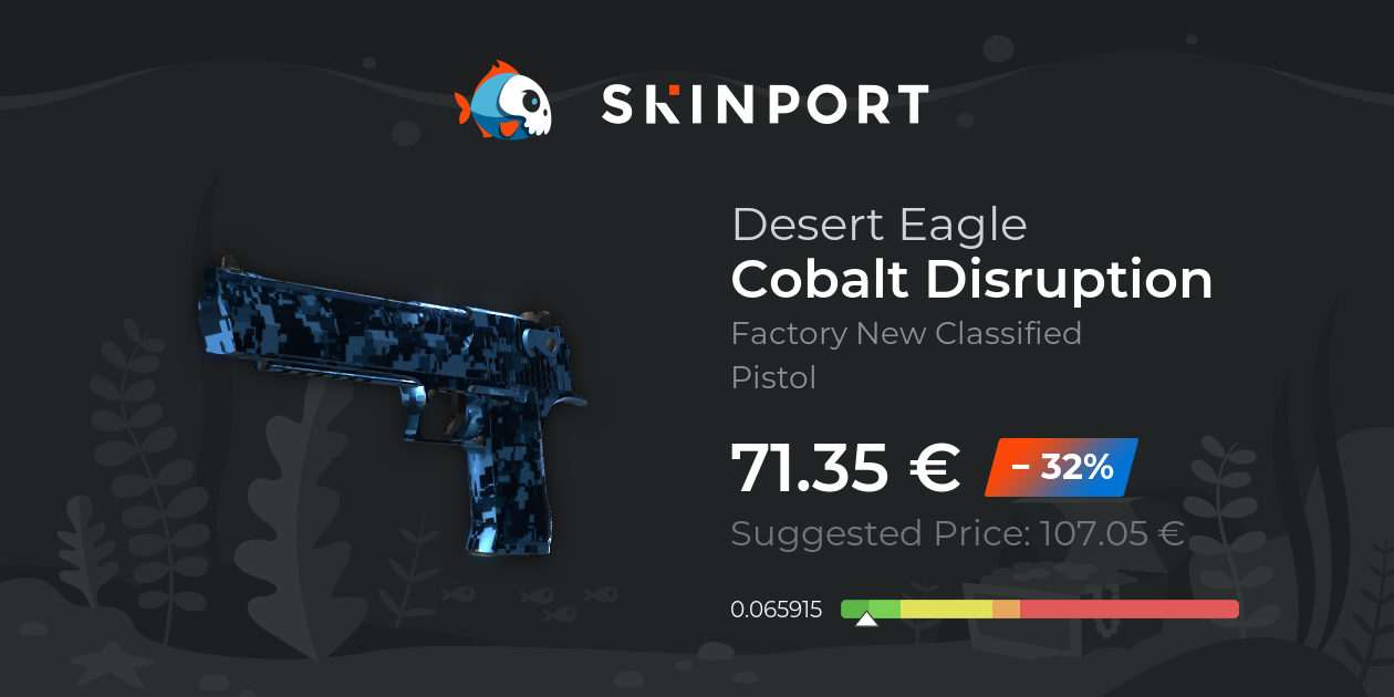 Desert Eagle | Cobalt Disruption (Factory New) - Counter-Strike 2 ...