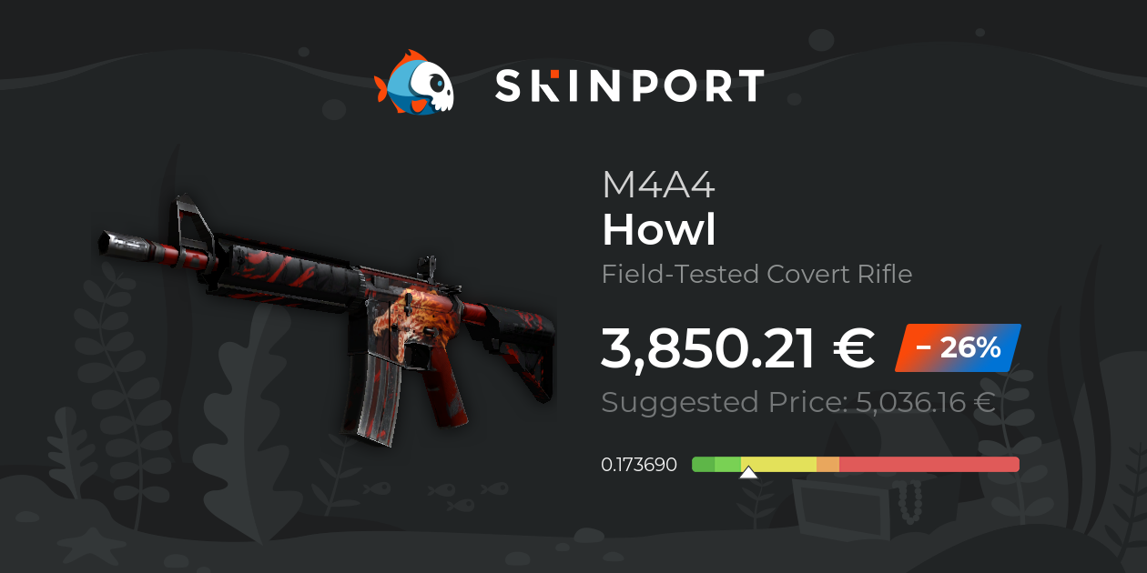 M4A4 | Howl (Field-Tested) - CS2 - Skinport