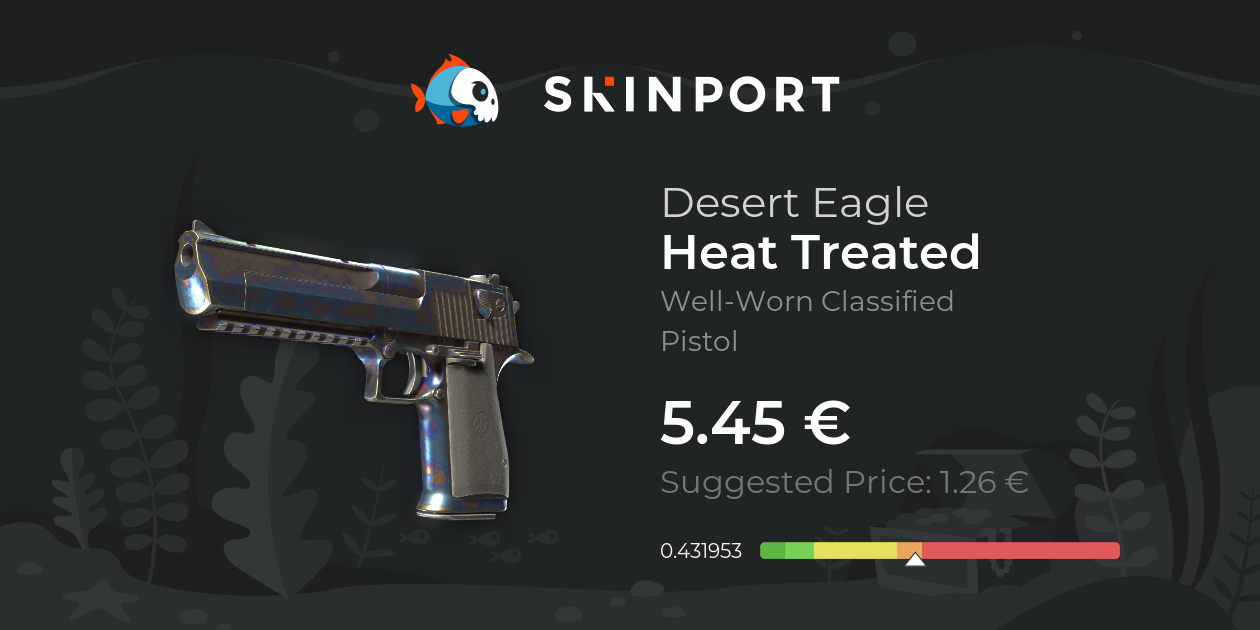Desert Eagle | Heat Treated (Well-Worn) - Counter-Strike 2 - Skinport