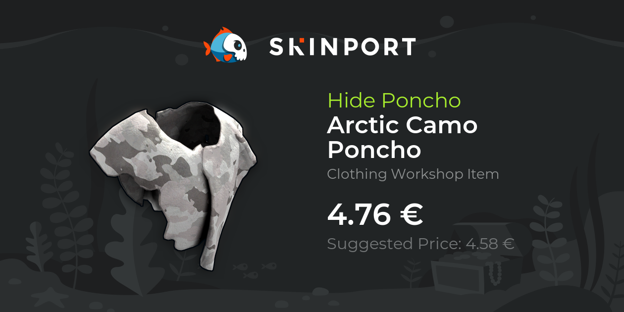 Arctic Camo Poncho - Rust - Skinport