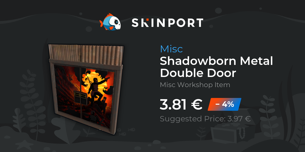 Shadowborn Metal Double Door - Rust - Skinport