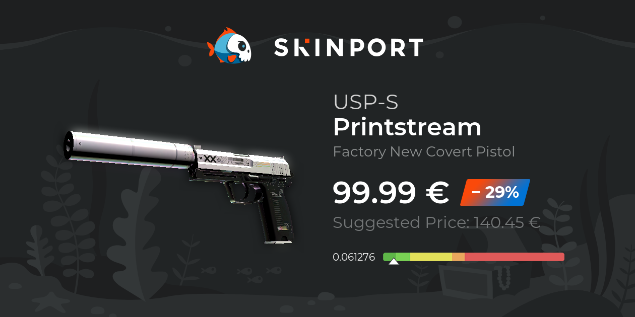USP-S | Printstream (Factory New) - Counter-Strike 2 - Skinport