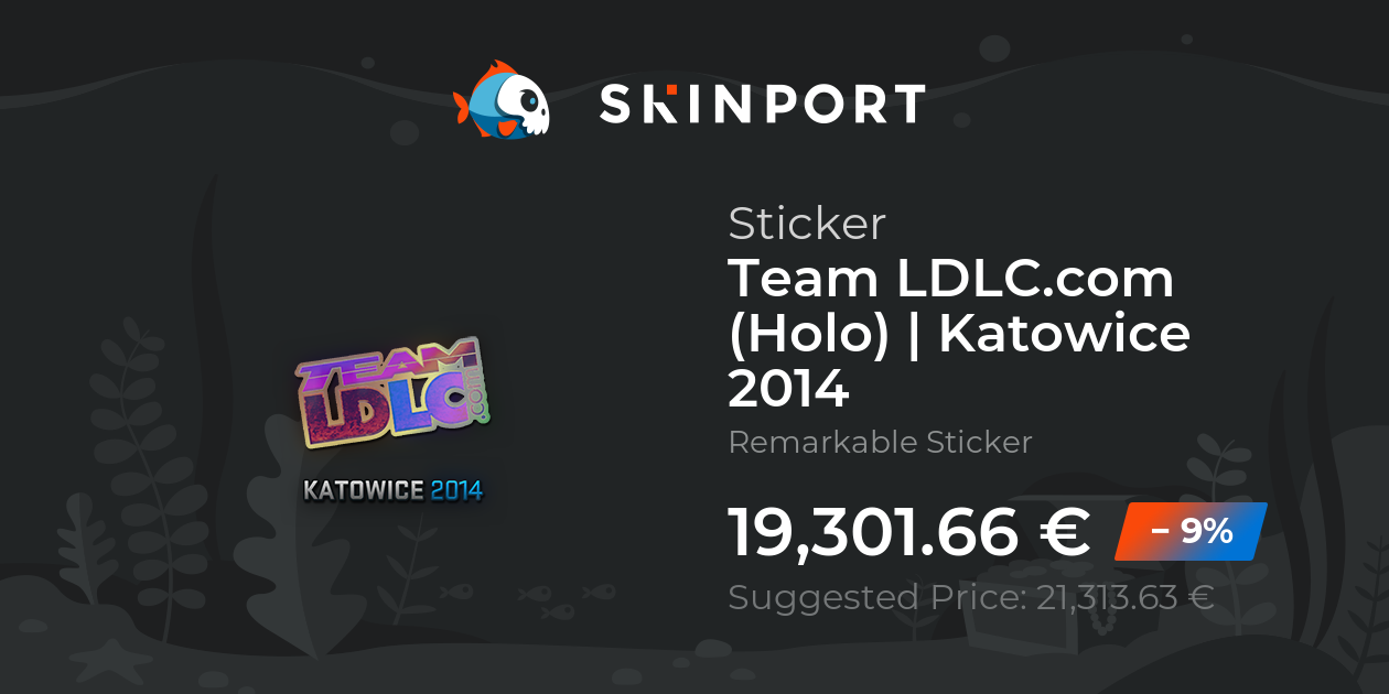 Наклейка | Team LDLC.com (голографическая) | Катовице 2014 - Counter ...