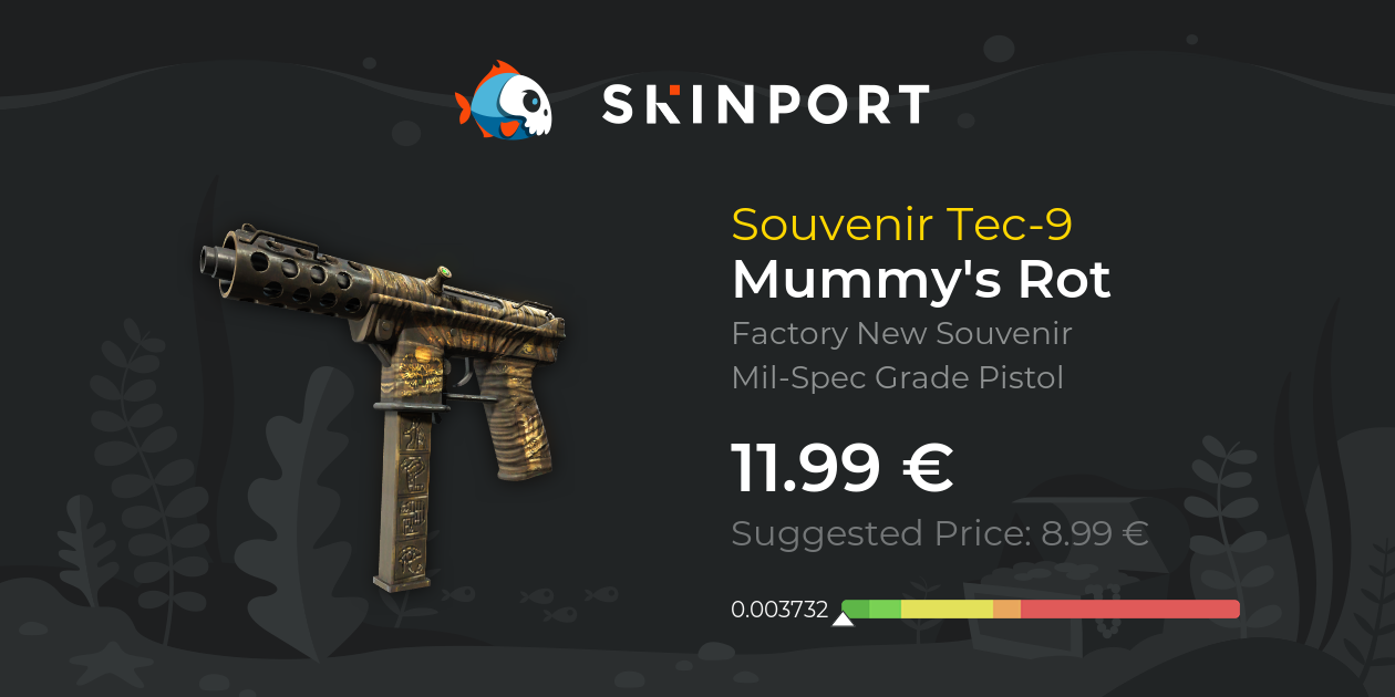 Souvenir Tec-9 | Mummy's Rot (Factory New) - Counter-Strike 2 - Skinport