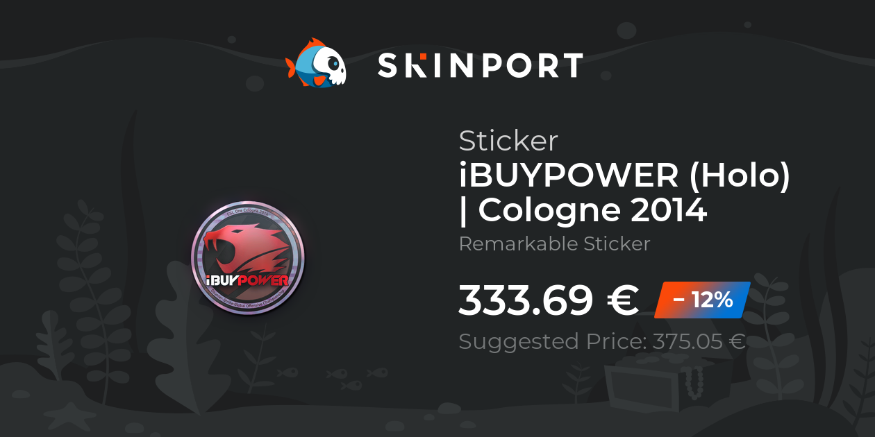 Sticker | iBUYPOWER (Holo) | Cologne 2014 - Counter-Strike 2 - Skinport