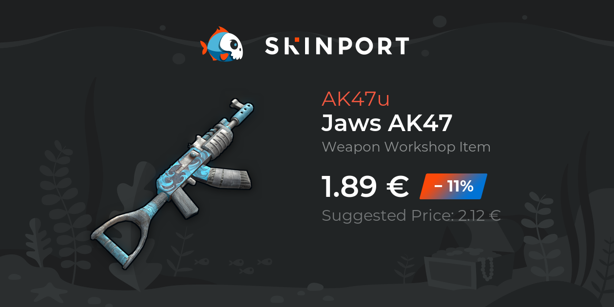 Jaws AK47 - Rust - Skinport