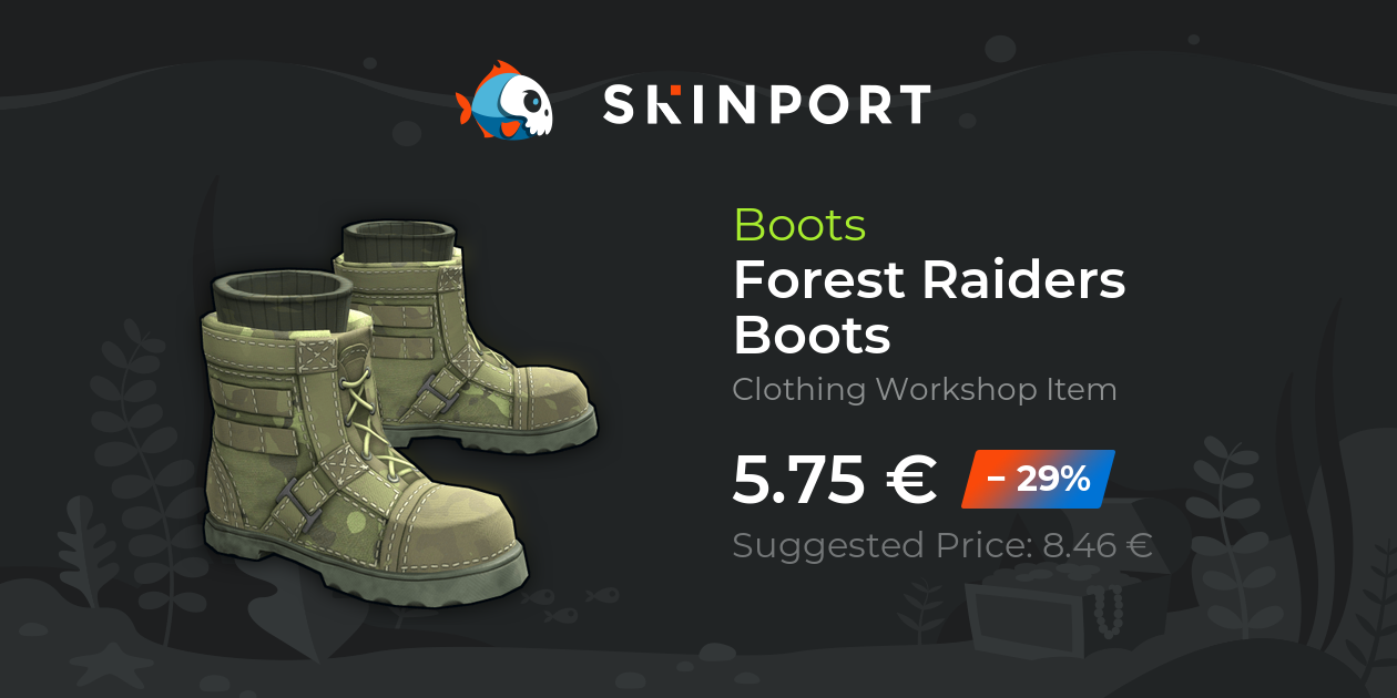 Forest Raiders Boots - Rust - Skinport
